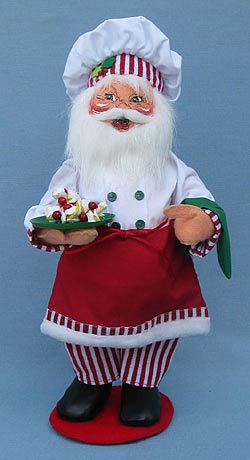 Annalee 15" Chef Santa with Popcorn - Mint - 2011 - 401011