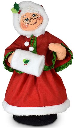 Annalee 13" Very Merry Mrs Santa 2020 - Mint - 410420