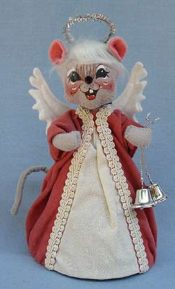 Annalee 7" Heavenly Tree Topper Angel Mouse - Mint - 1997 - 770697