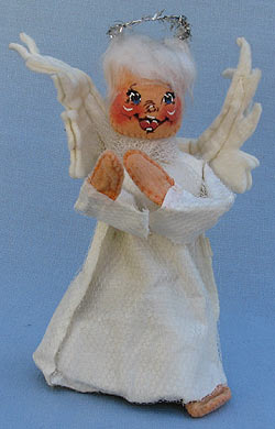 Annalee 7" Tree Top Angel with Halo - Excellent - 1980 - R12680b