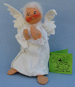 Annalee 7" Tree Top Angel with Halo - Mint - 1980 - R12680gbew