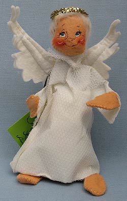 Annalee 7" Tree Top Angel with Halo - Near Mint - 1980 - R12680gox